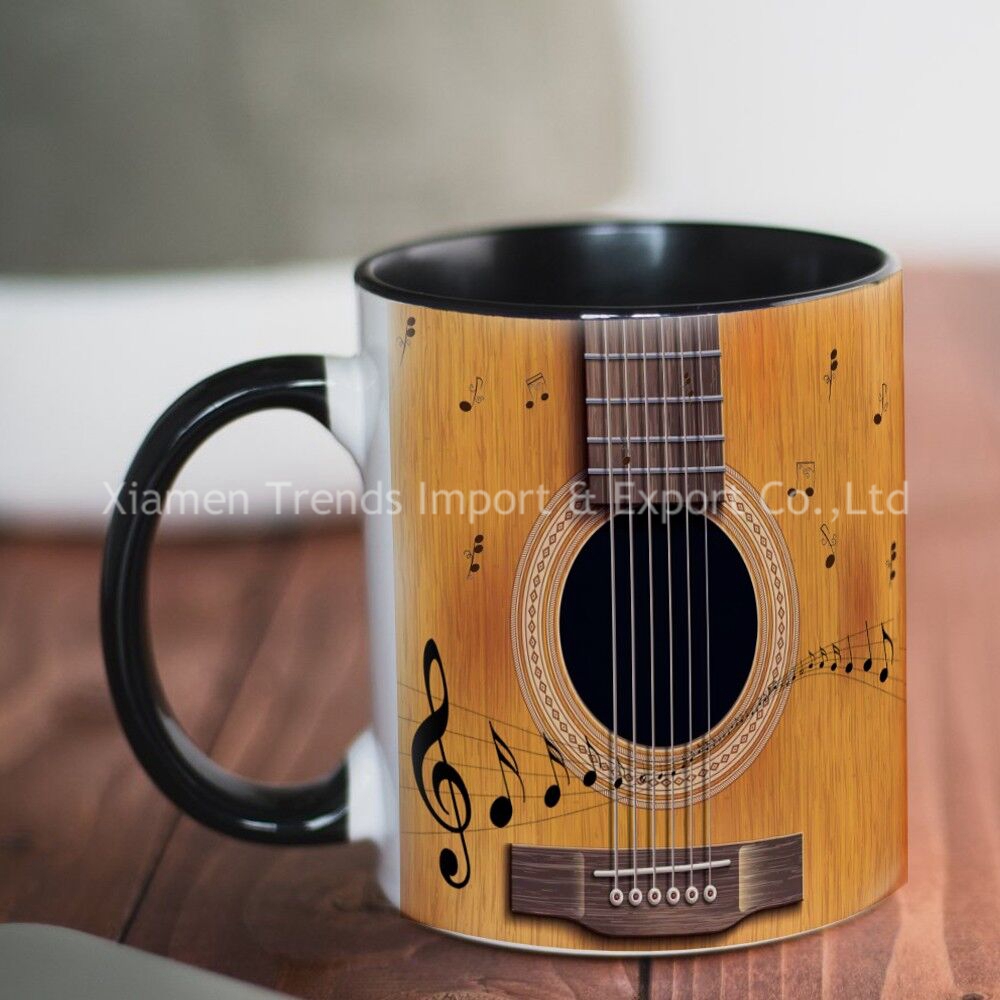 Music Lover Gift Mugs with Personalized Musical Instruments Decal ...